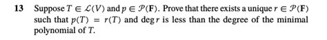 Linear Algebra Minimal Polynomial Question Ladr 4th Ed