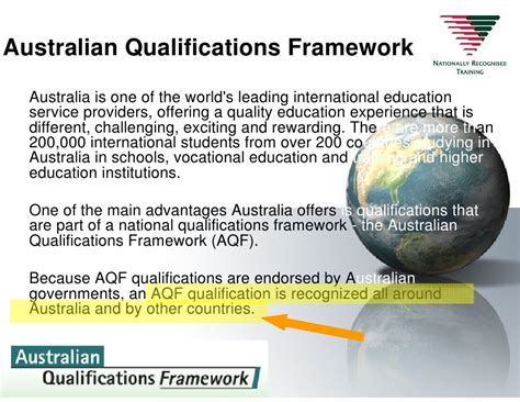 Learning From Australian Qualifications Framework
