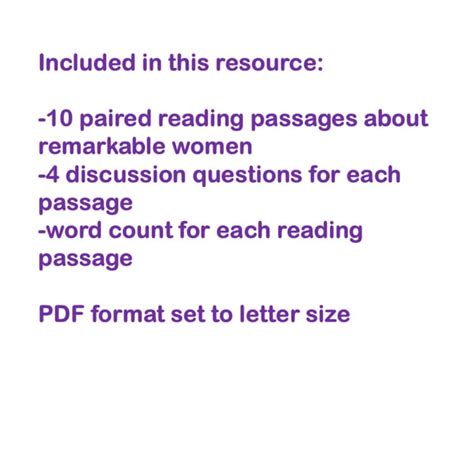 Paired Partner Reading Fluency Intervention Passages Mighty Women Grade