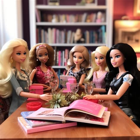 Premium Ai Image Barbies Book Club Where Reading And Learning