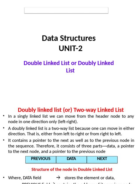 5 Double Linked List And Its Operations Pdf Information Technology Management Software