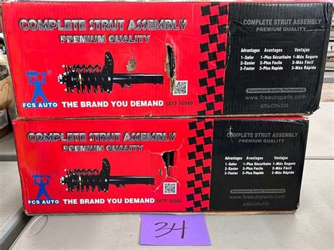 2 Fcs Auto Complete Strut Assemblies In Boxes Earls Auction Company