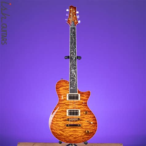 Mcinturff Tree Of Life Amber Burst Ish Guitars