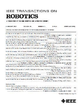 Engineering IEEE Transactions On Robotics HandWiki