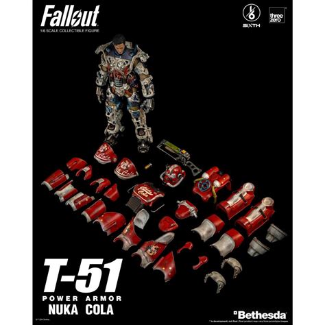 預購 Threezero 《異塵餘生》1 6比例 T 51 核子可樂動力裝甲 Nuka Cola Power Armor 蝦皮購物