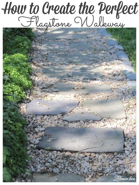 How To Lay And Install The Perfect Flagstone Walkway Easy Diy With Pea
