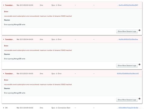 Recoverable Event Subscription Error Encountered Atlas Device Sync Mongodb Developer
