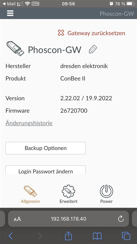 Problem With Update Firmware ConBee General DeCONZ Community