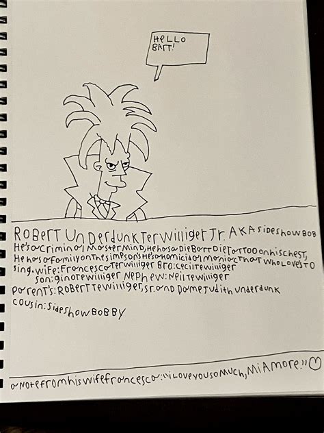 Robert Underdunk Terwilliger Jr Aka Sideshow Bob By Thesimpsonsgirl On Deviantart