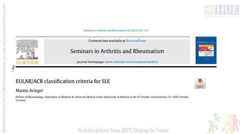 Classifying And Diagnosing Of Systemic Lupus Erythematosus Pptx