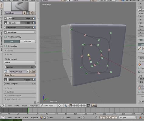 Does Curve Stroke Method In Sculpting Do Anything Modeling Blender Artists Community