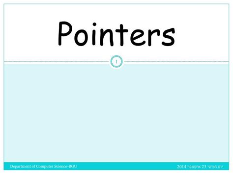 ppt pointers powerpoint presentation free download id 5758315