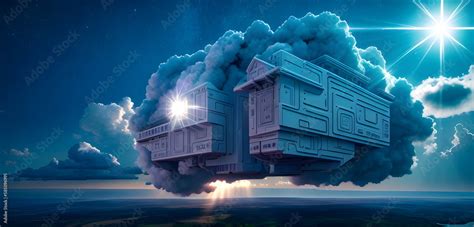 Cloud Network Solution Computing Big Data Center Futurist