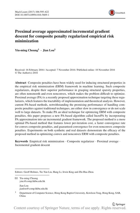 Proximal Average Approximated Incremental Gradient Descent For