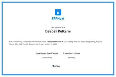 Deepali Kulkarni On Linkedin Erpnext Opensource Frappe Fossunited Certification T4glabs