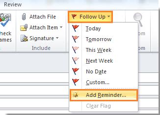 Set Reminders In Outlook Remove Reminders In Microsoft Outlook