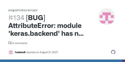[bug] attributeerror module keras backend has no attribute is