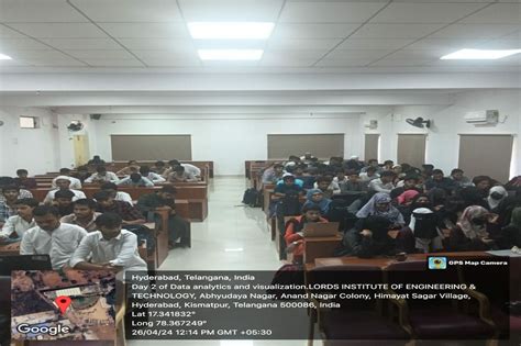 Workshop On Data Analytics And Visualization Lords Institute Of