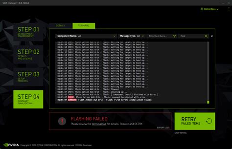 Jetson Orin Dev Kit Failing Flash When Nvme Storage Device Is Selected Jetson Agx Orin