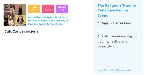 Anke Richter The Religious Trauma Collective Online Event