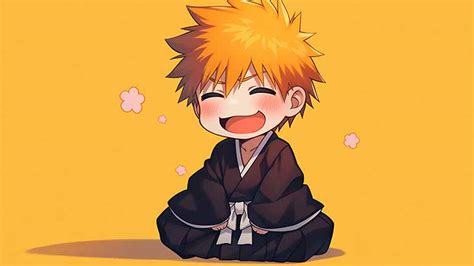 Ichigo Chibi Wallpaper Hd Wallpaper Bleach Chibi Ichigo Kurosaki