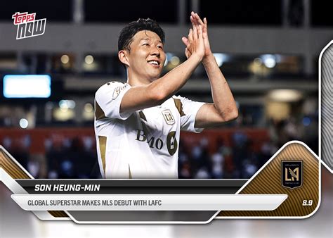 Son Heung Min 2025 Mls Topps Now® Card 73 Look For Relics And Auto