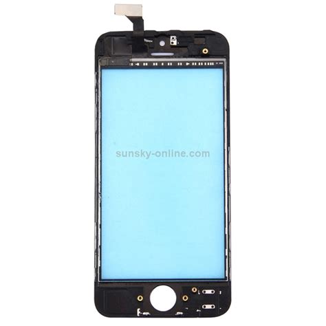 전면 Lcd 화면 베젤 프레임이있는 터치 패널 및 Iphone 5 용 Oca 광학 투명 접착제 블랙