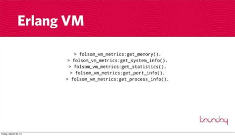 Erlang Application Metrics With Folsom Ppt
