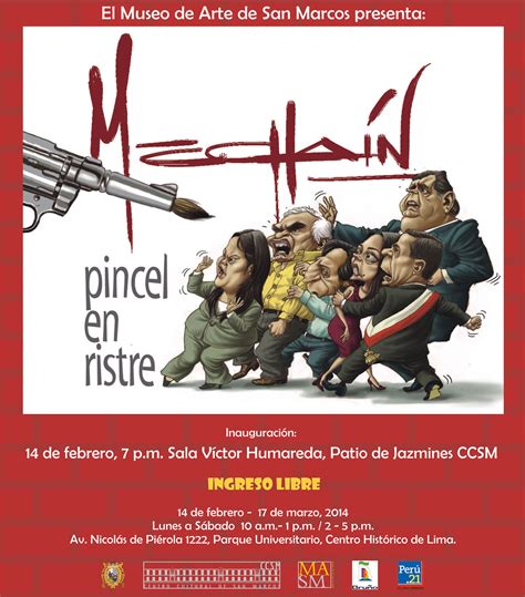 Noticia Centro Cultural De San Marcos‏ Inaugurará La Exposición