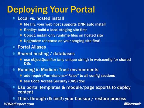 dotnetnuke v4 web portals ppt download