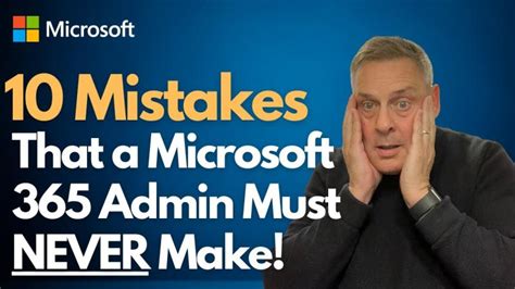 marcel broschk on linkedin 10 mistakes that a microsoft 365 admin must