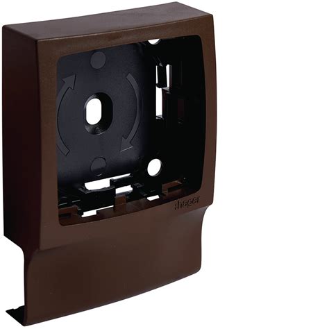 Socket Plinth Asl Lateha12x20brown • Ata122198014 Hager Socket Plinth Asl Lateha12x20brown • Ata122198014 Hager