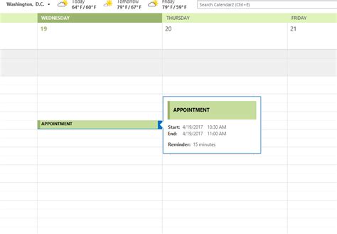 C Outlook Appointment Mouse Hover Screentip Customization Via Vsto Add In Stack Overflow