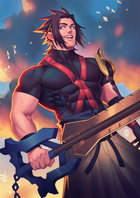Terra Kingdom Hearts Drawn By Xelgot Danbooru