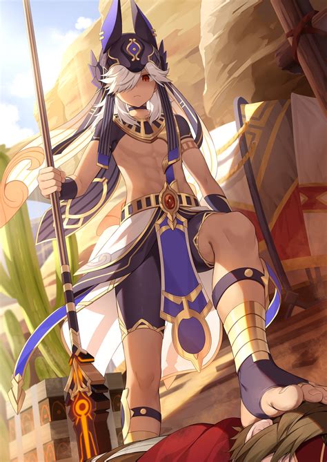 Cyno Genshin Impact Drawn By Iroiro W Danbooru