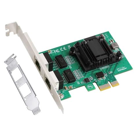 2 Port Gigabit Pcie Network Card 1000m Dual Ports Pci Express Ethernet Adapter With 82571eb Lan