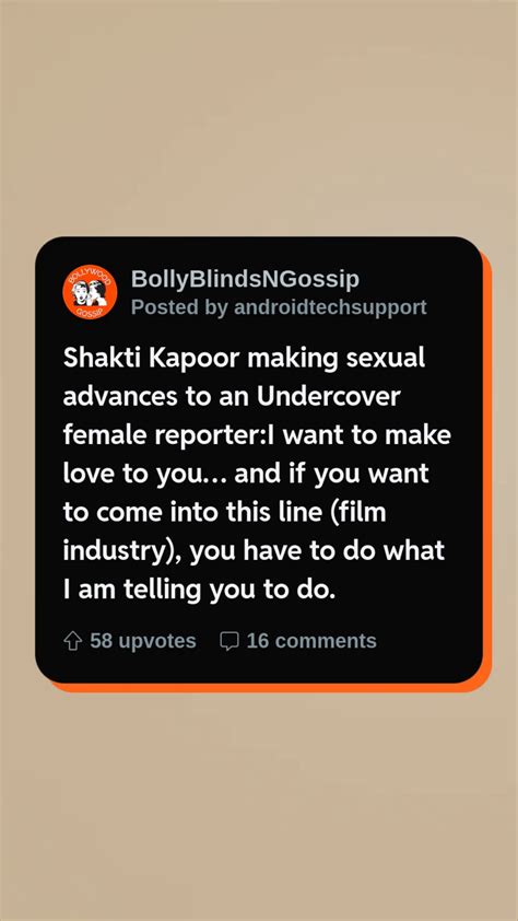 Shakti Kapoor Making Sexual Advances To An Undercover Female Reporteri