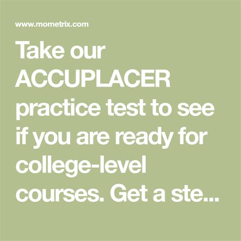 Free ACCUPLACER Practice Test Practice Questions Practice Testing Practice Test Prep