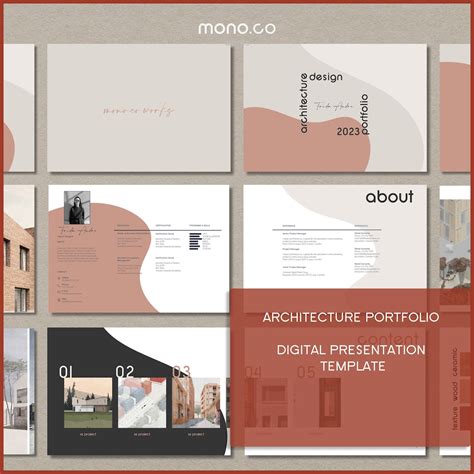 Architecture Portfolio Layout Template