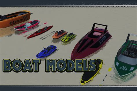 boat collections 02 3d sea unity asset store