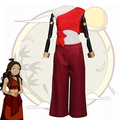 Anime Avatar The Last Airbender Cosplay Costume Katara 46 Off