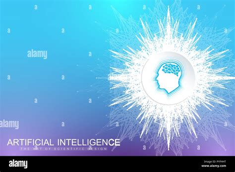 Artificial Intelligence Logo Artificial Intelligence And Machine Learning Concept Vector