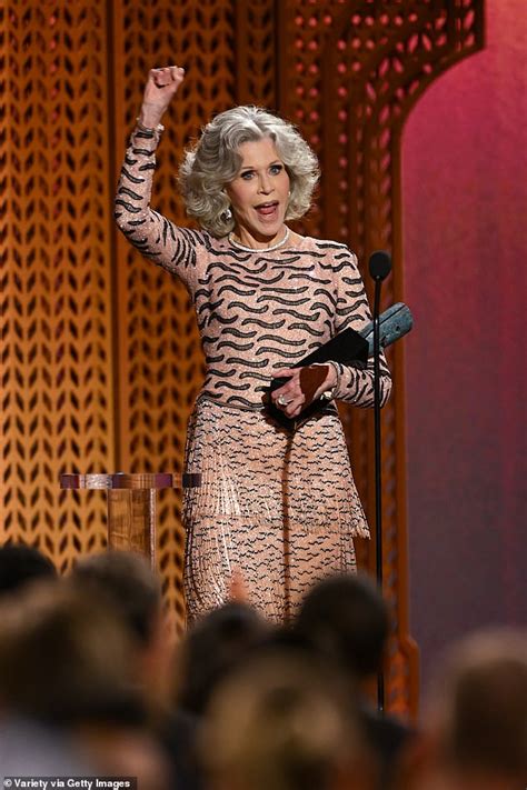 Jane Fonda Savages Trump During Sag Life Achievement Award Speech