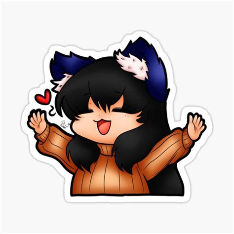 Chibi Gorl 3 Sticker By Potatofluff Redbubble