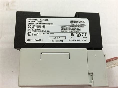 Amazon Com Siemens Pro V Power Supply Simocode Pro Industrial Scientific