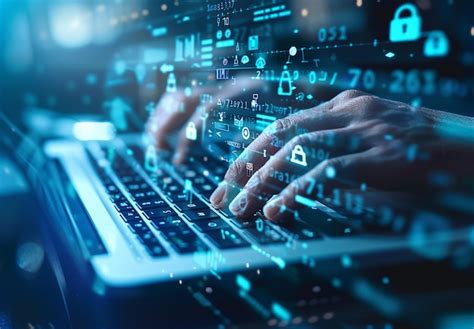 Hands Typing On A Keyboard With The Wordon The Screen Premium Ai