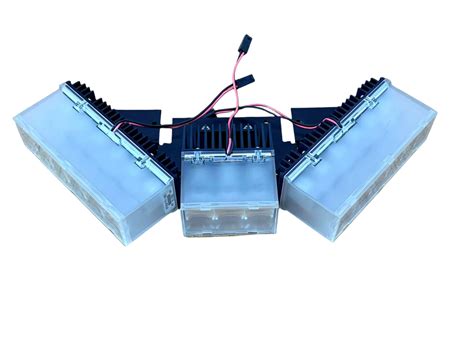 Code 3 Defender Lightbar Tricore Led Corner Assembly Red With Whit