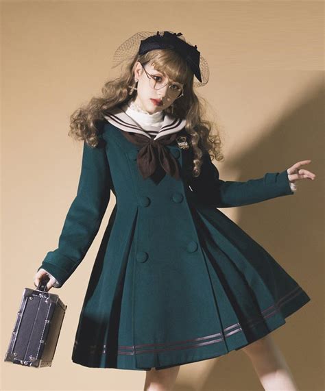 Cute Q Sailor Academy Sailor Lolita Coat