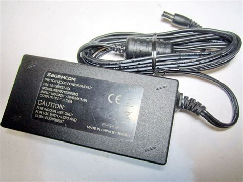 Sagemcom Netzteil Nbs60120500m2 12v 5a 55 X 25mm Gebraucht In