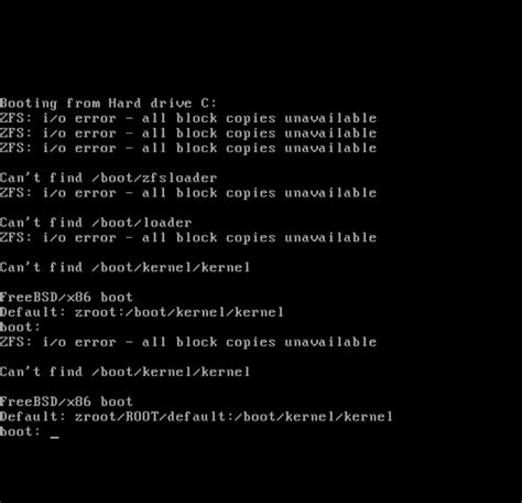 Cant Find Boot Zfsloader The Freebsd Forums